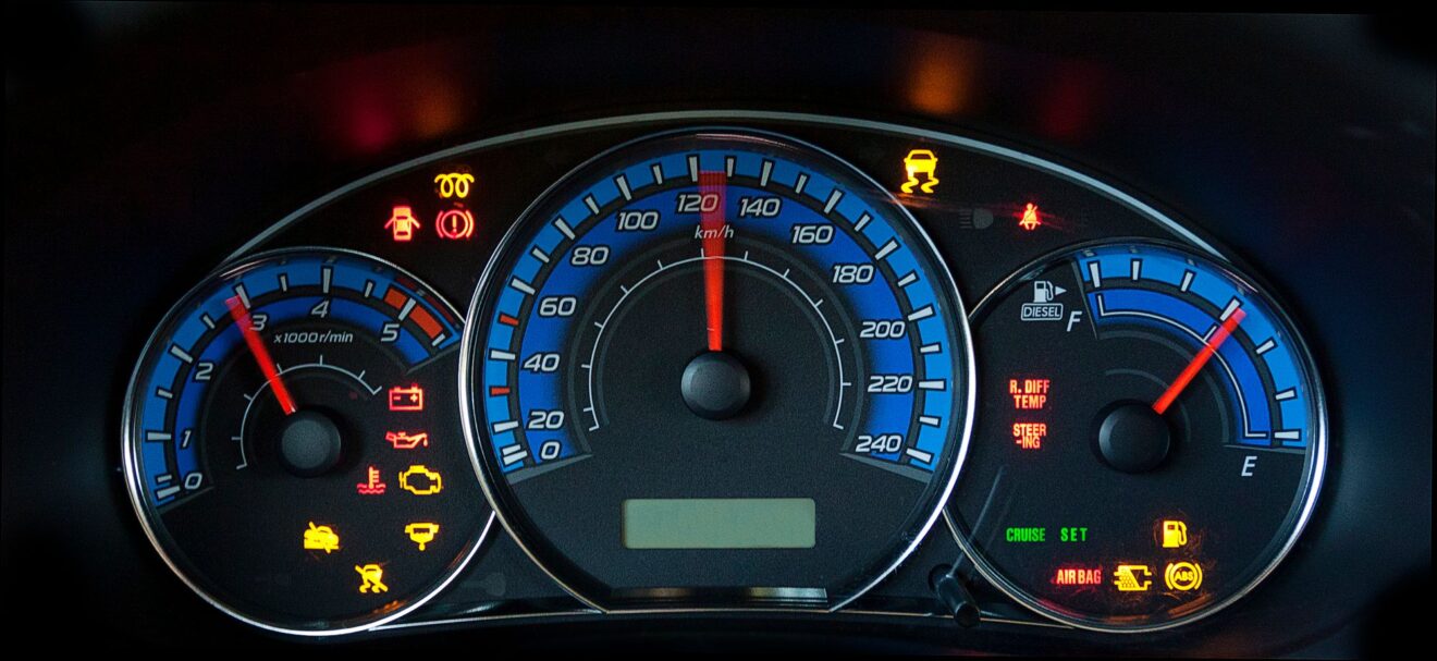 Indicator Lights On Car Dashboard